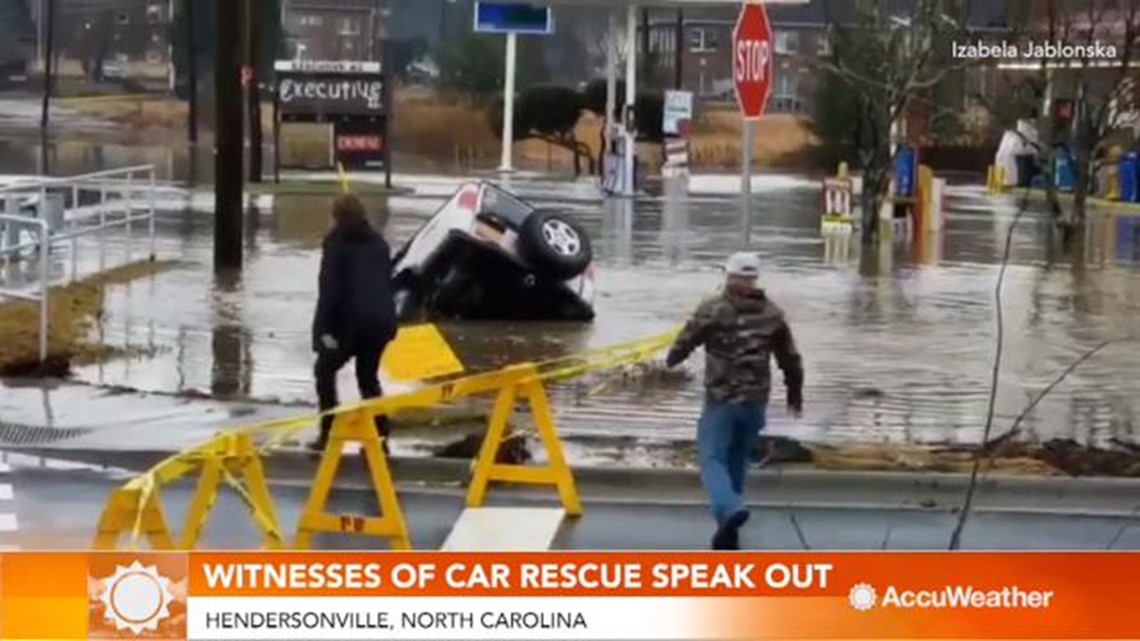 Witnesses of dramatic car rescue speak out about flood dangers | cbs19.tv