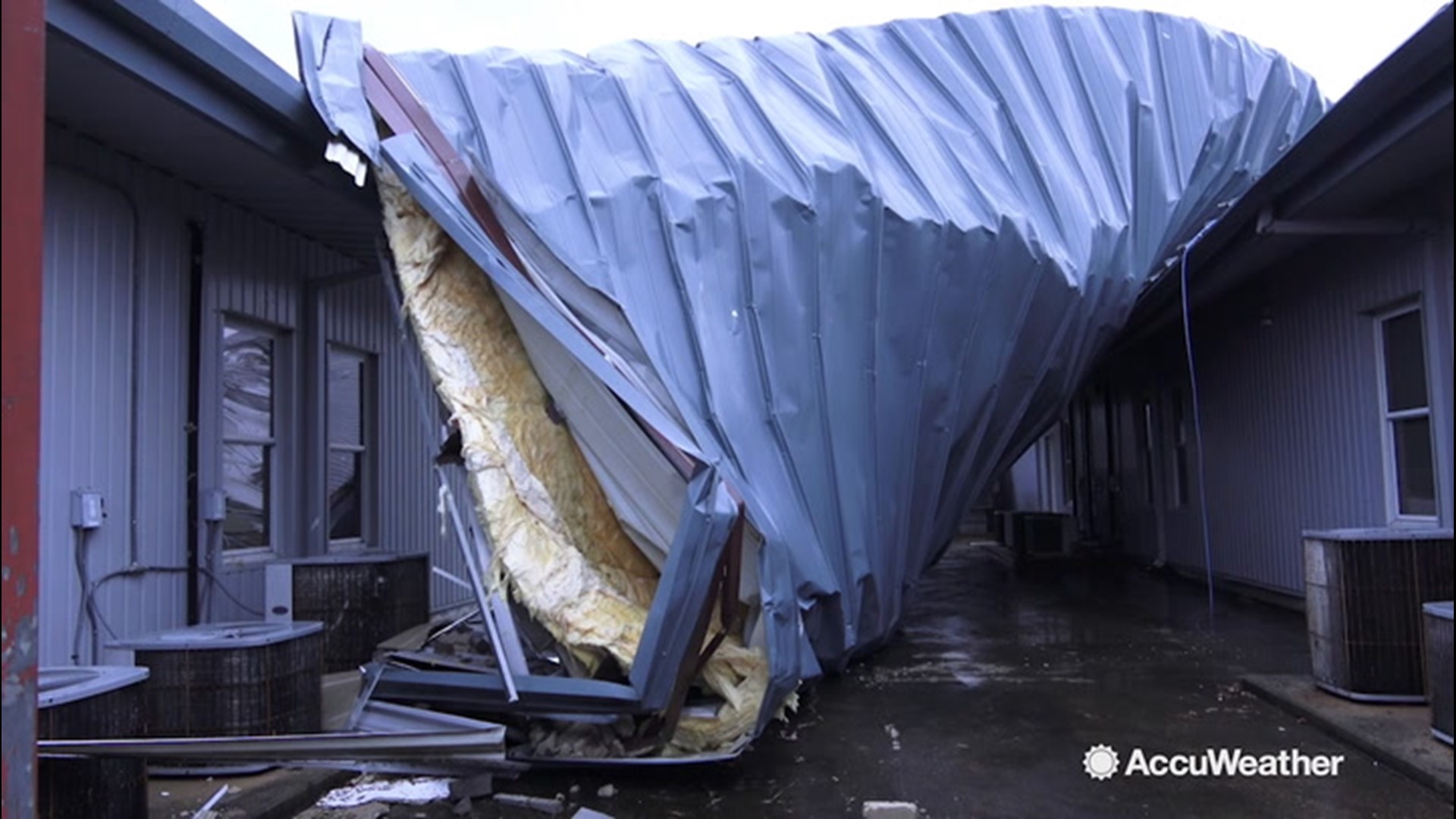 Classrooms caved in during severe storm | cbs19.tv