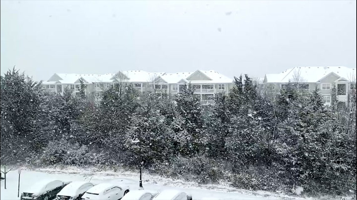 Winter storm drops first major snow of the year for parts of Virginia ...