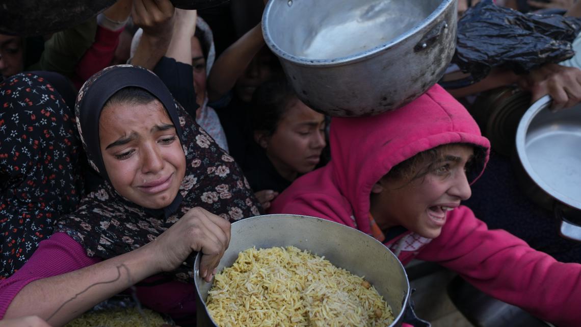 US pushes for retraction of a famine warning for north Gaza | cbs19.tv