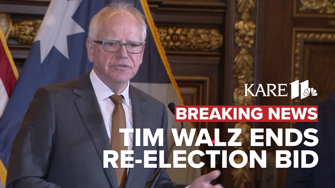 LIVE COVERAGE: MN Gov. Walz ends 2026 bid | cbs19.tv