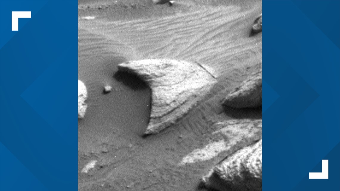 NASA Curiosity Rover finds 'Star Trek' symbol on Mars | cbs19.tv