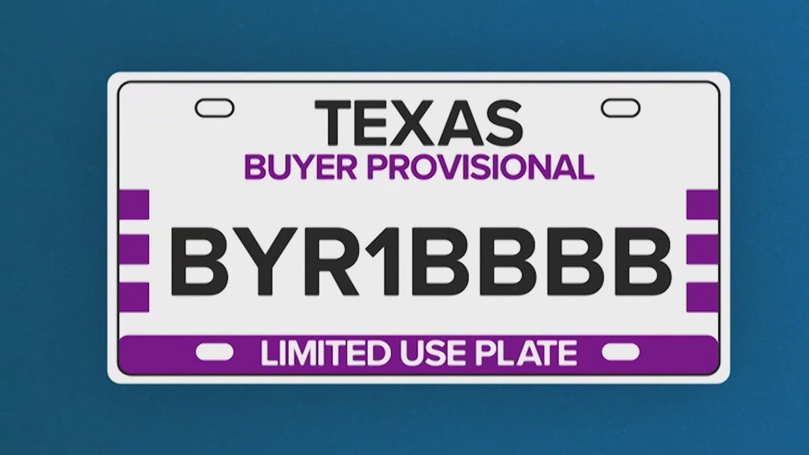 Texas bans paper tags for car purchases in 2025 | cbs19.tv