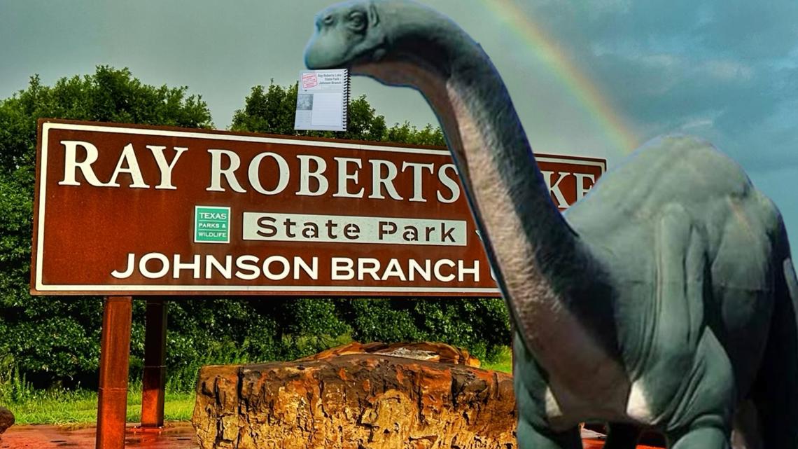 Bronto the dinosaur delighting Texas parks with surprise visits | cbs19.tv