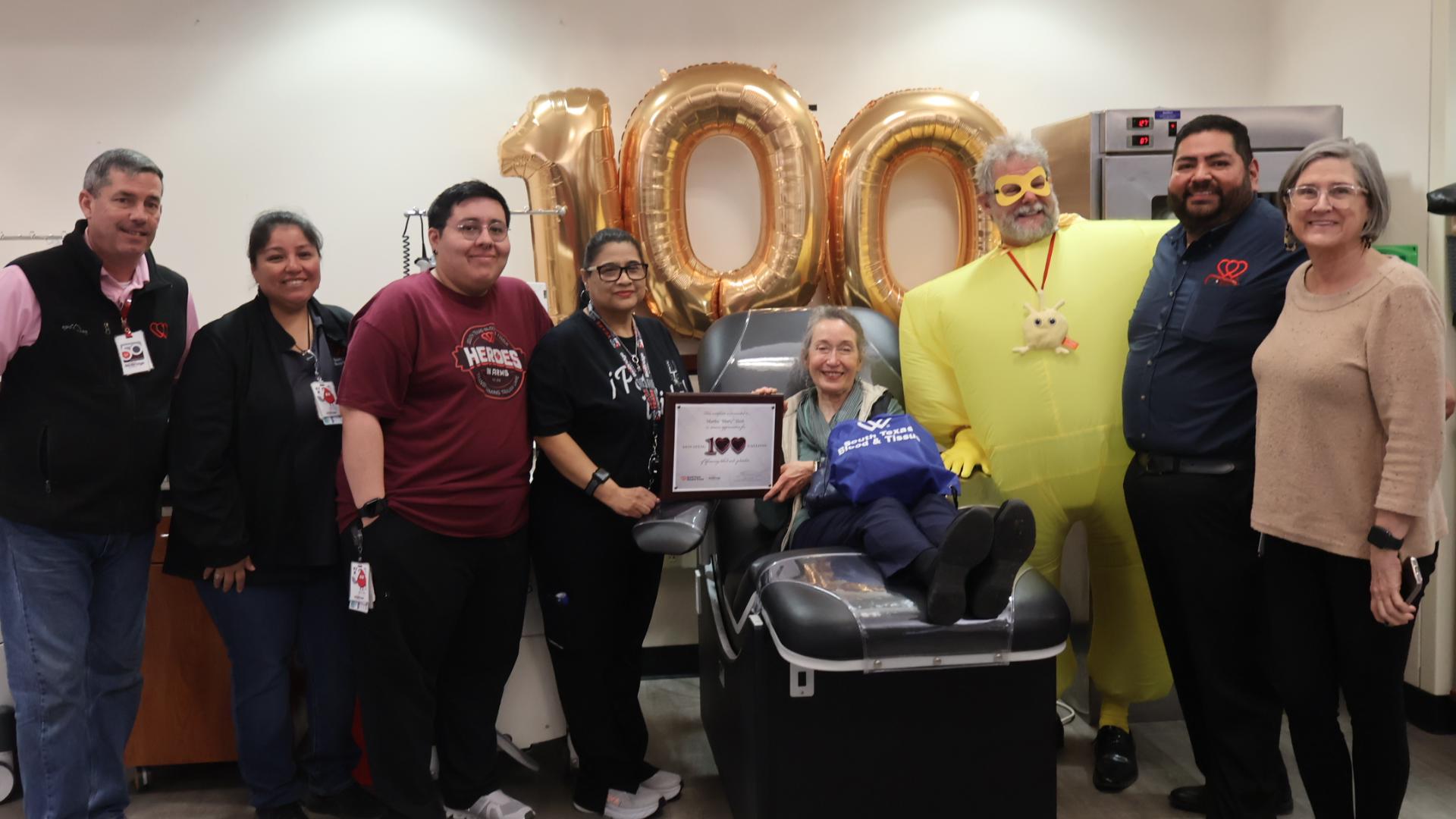 San Antonio, Texas native becomes first woman to donate 100-gallons of ...