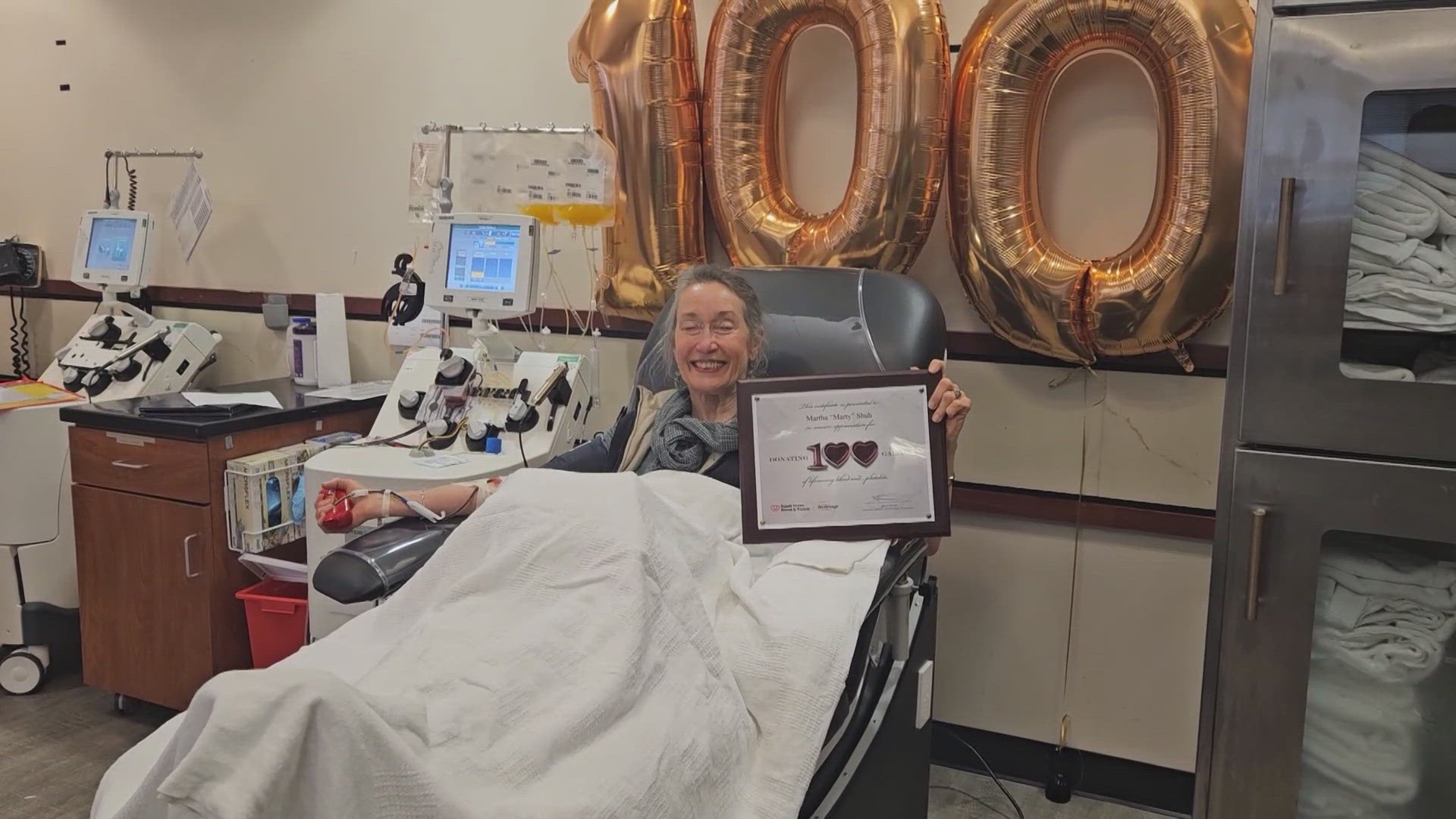 San Antonio, Texas native becomes first woman to donate 100-gallons of ...