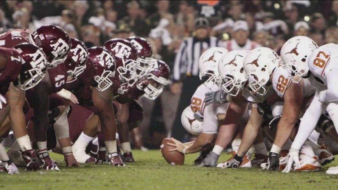 Longhorns, Aggies reignited rivalry has big implications...A spot in ...