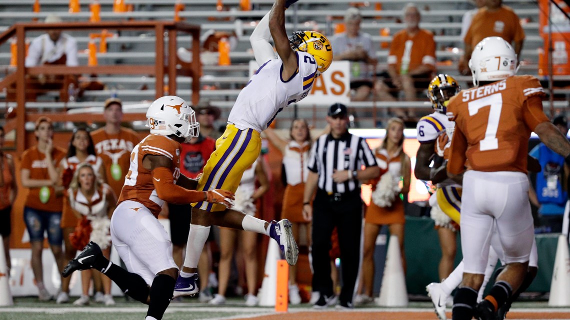 HIGHLIGHTS: LSU survives late Texas heroics, win 45-38 | cbs19.tv
