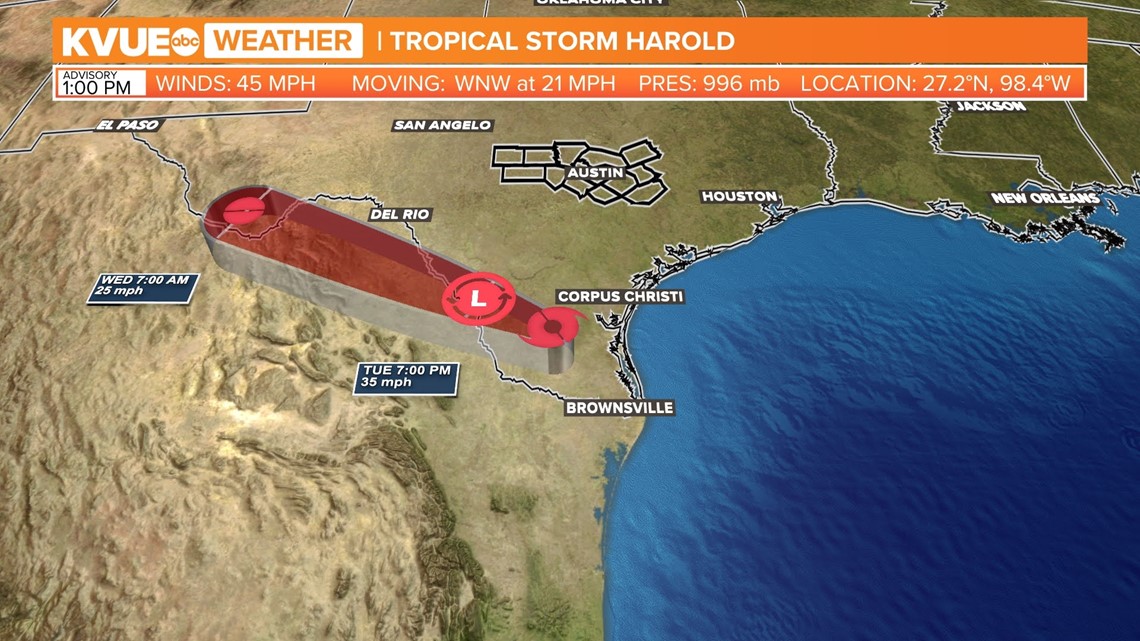 Tropical Storm Harold makes landfall in South Texas | cbs19.tv