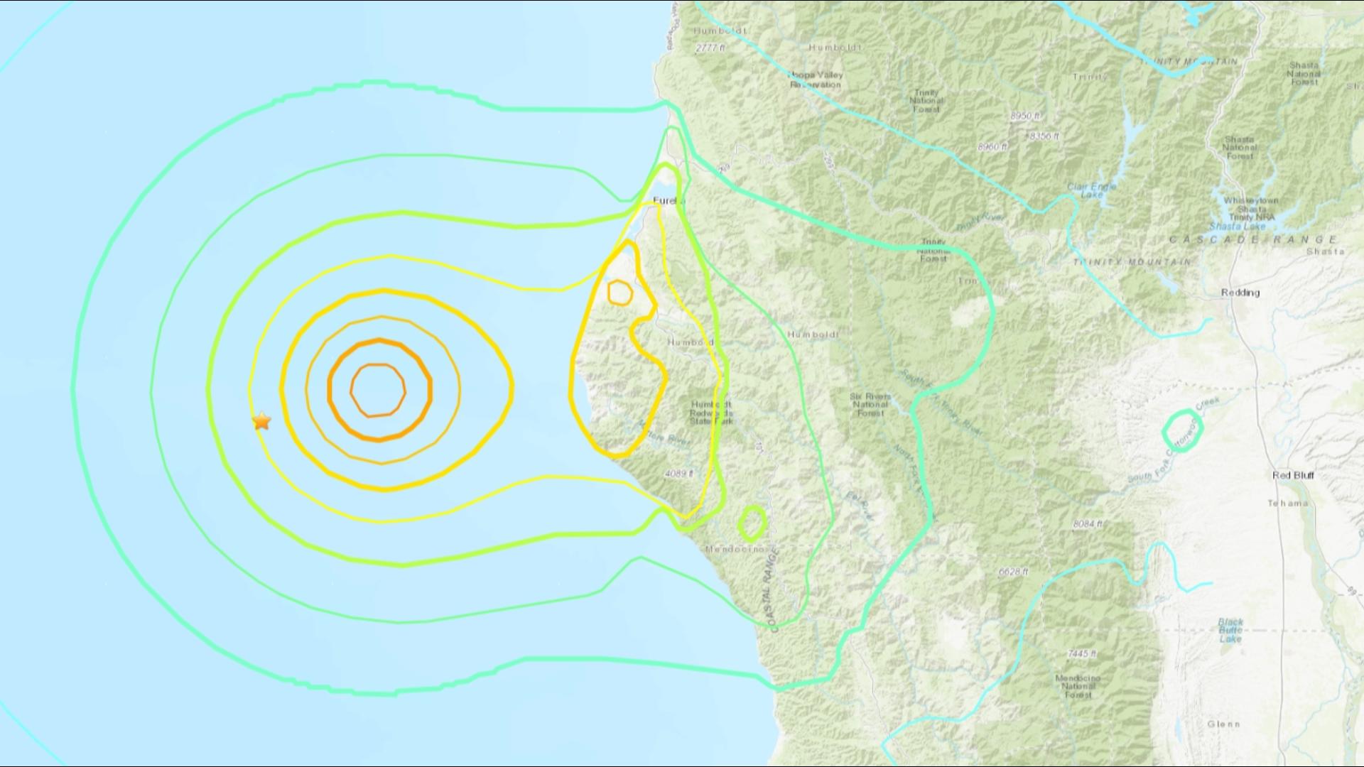 Strong earthquake along Northern California coast, tsunami warnings ...