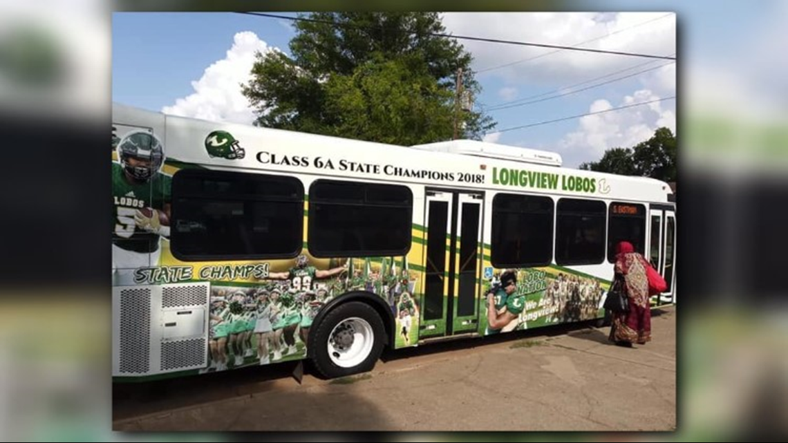 CHECK IT OUT: Longview Transit debuts Lobos State Championship bus ...