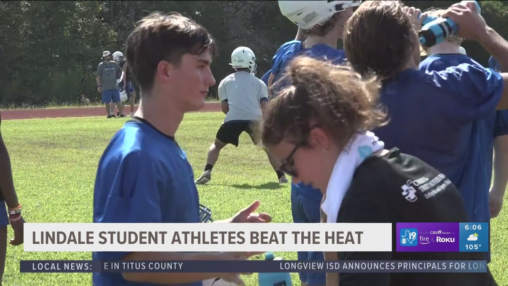 Lindale practice facility keeps student athletes out of sun | cbs19.tv