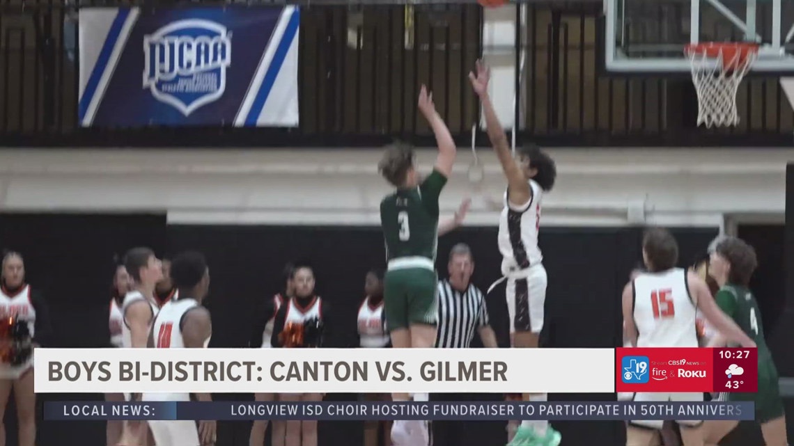 Canton beats Gilmer in boy's basketball playoffs | cbs19.tv