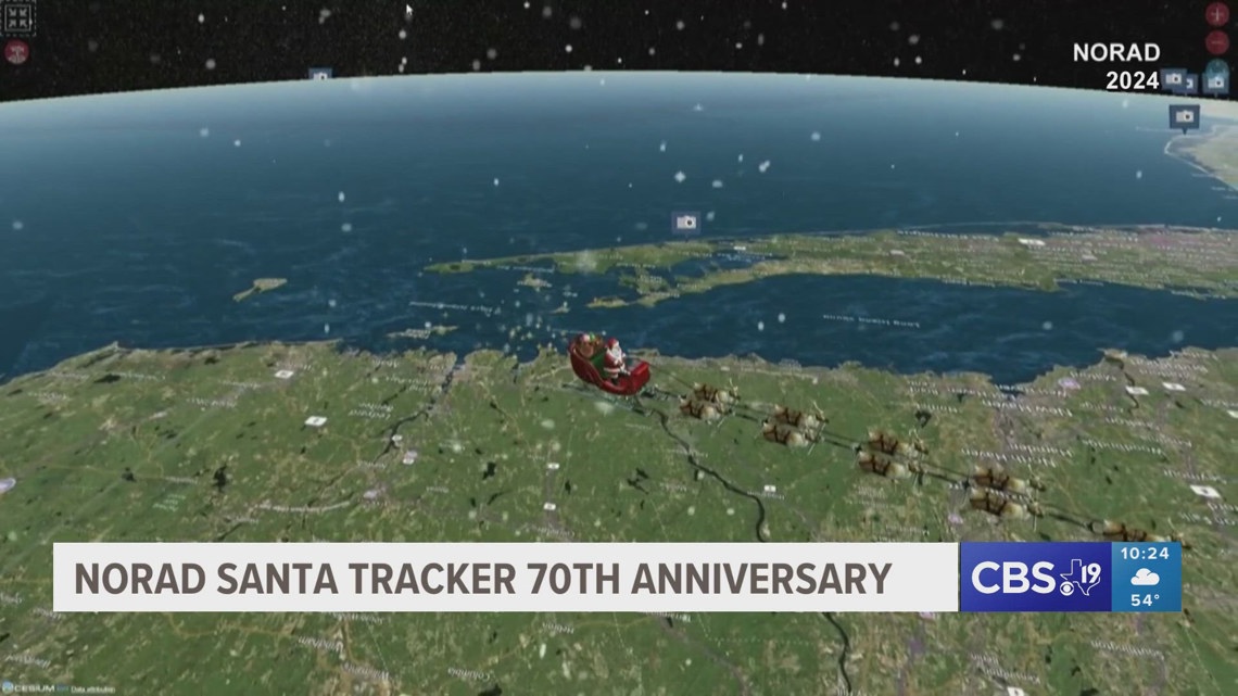 NORAD celebrates 70th anniversary of tracking Santa Claus | cbs19.tv