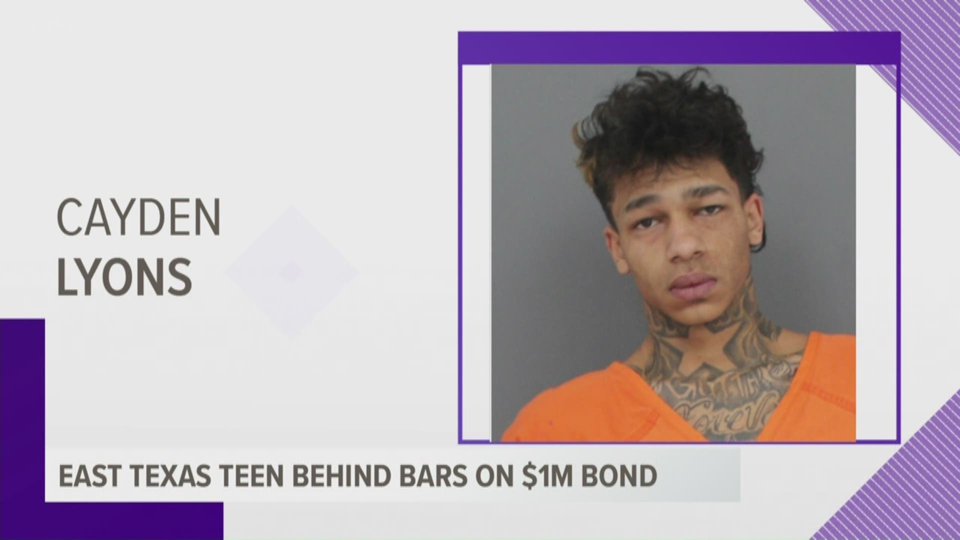 East Texas teen behind bars on $1M bond after early morning arrest ...
