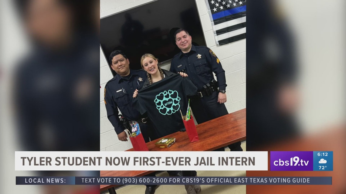 Tyler student gains valuable experience as first-ever jail intern ...