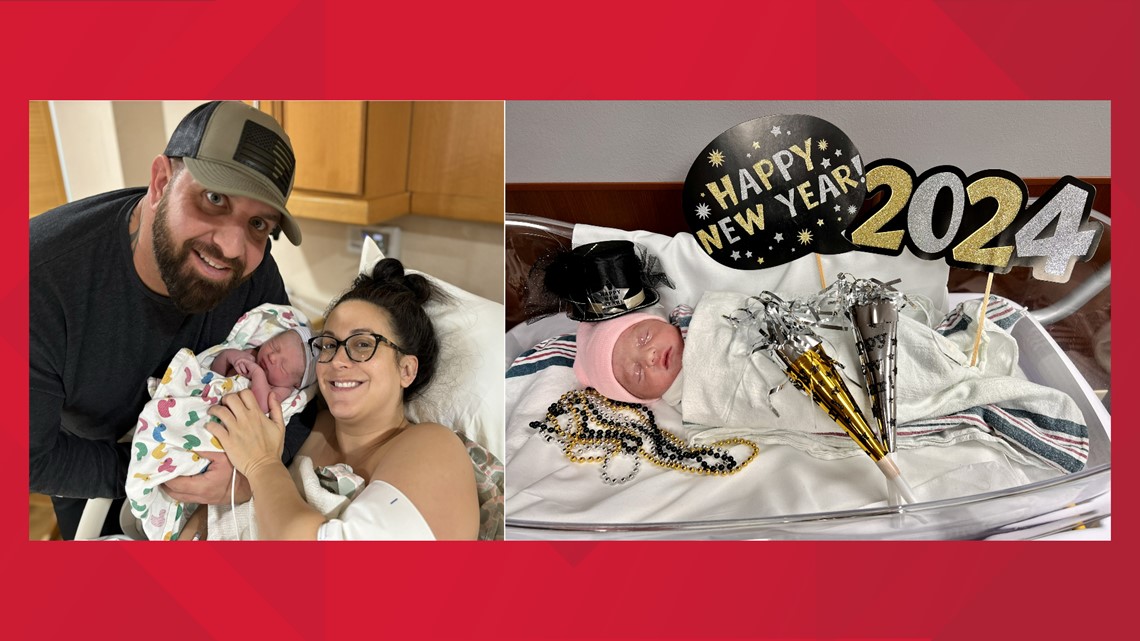 Baby girl becomes one of first born in East Texas in 2024 | cbs19.tv