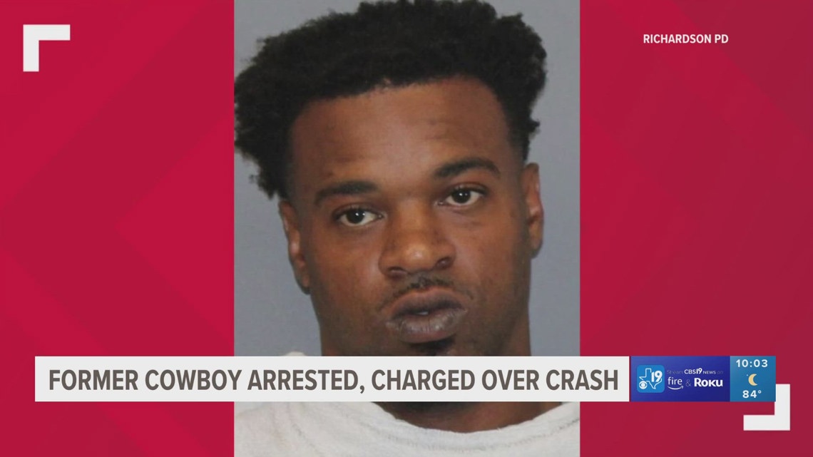 Former Dallas Cowboy arrested, charged over deadly crash | cbs19.tv