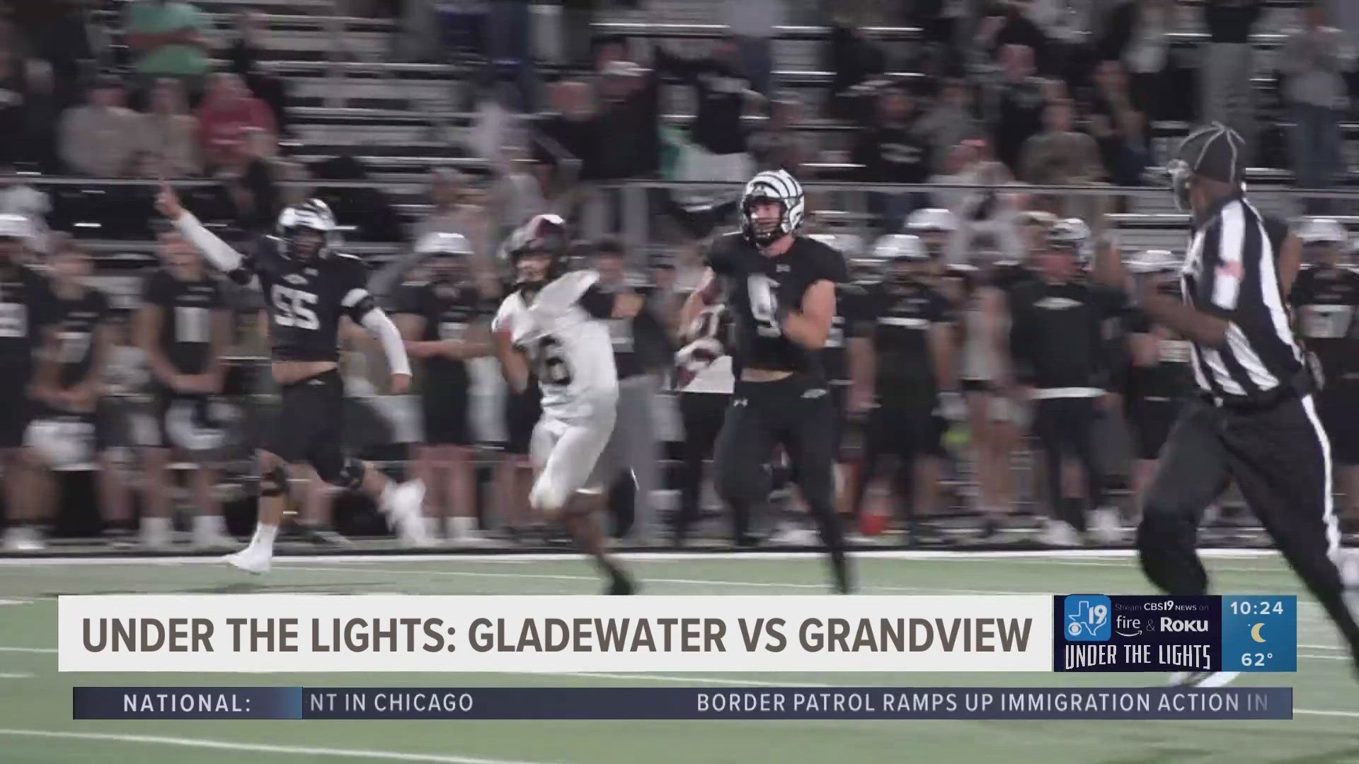 UNDER THE LIGHTS | Gladewater Bears vs. Grandview Zebras | cbs19.tv