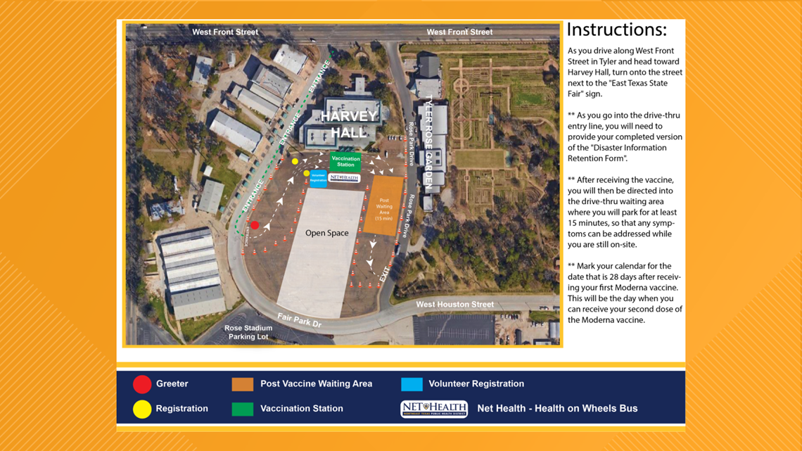 NET Health opens Moderna vaccine drive-thru clinic for weekend | cbs19.tv