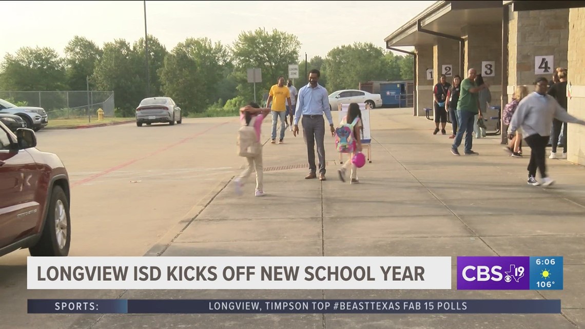 Longview ISD students returned to school for the new year | cbs19.tv