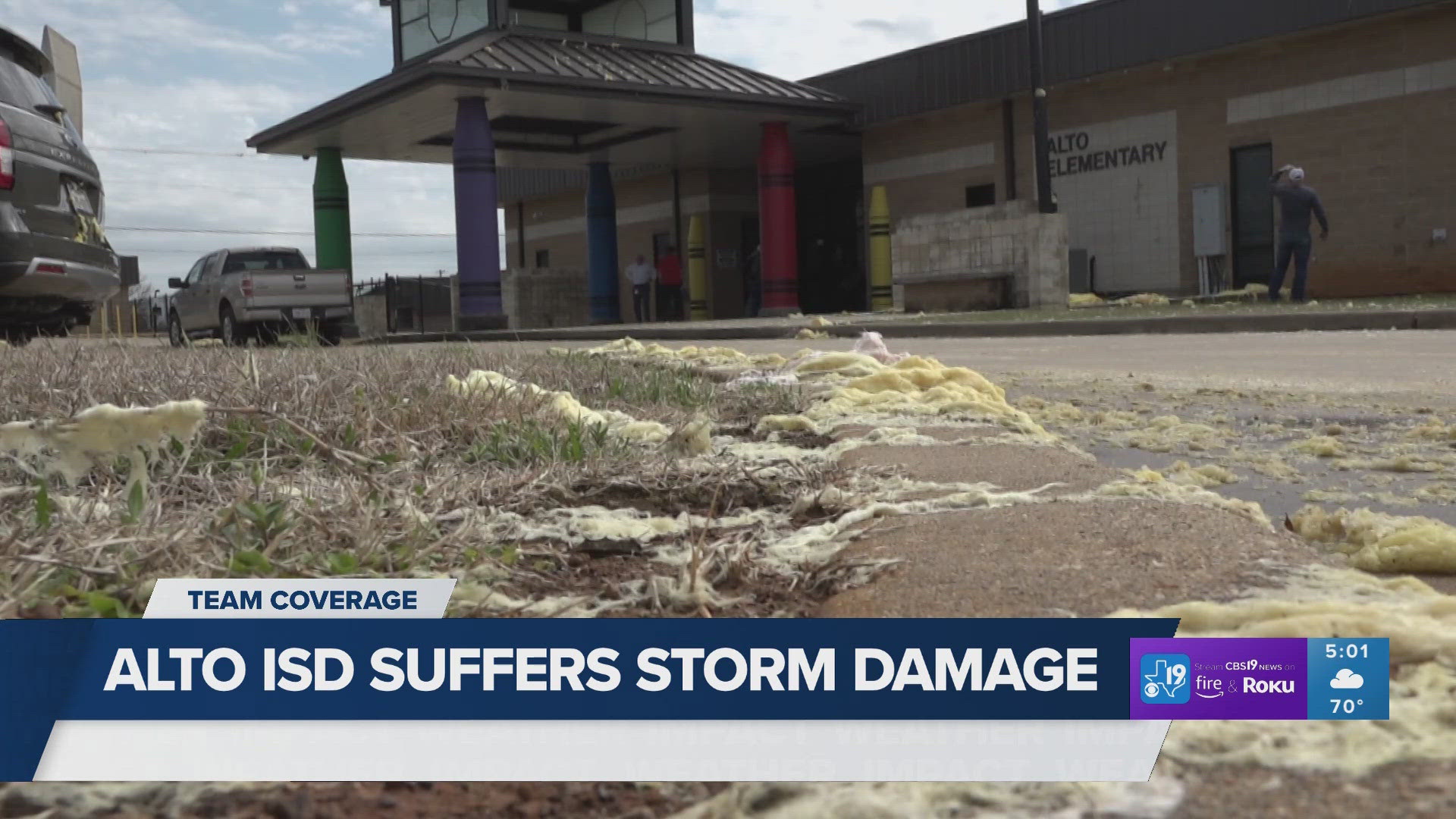 Officials report storm damage at Alto ISD buildings | cbs19.tv