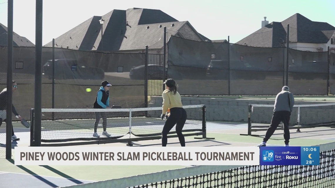 Tyler Athletic and Swim Club hosts Piney Woods Winter Slam Pickleball Tournament | cbs19.tv