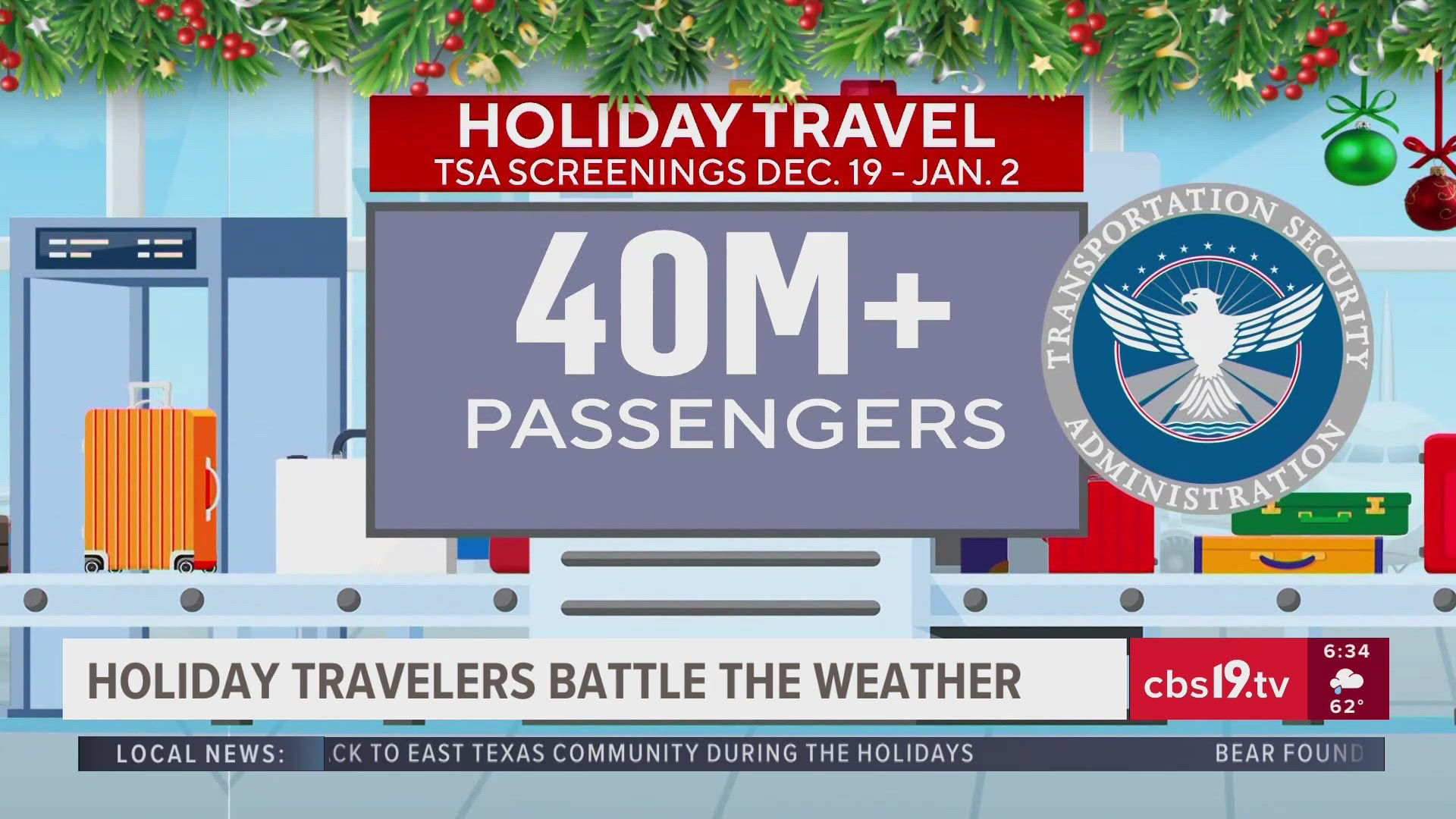 Weather halts holiday travel across the country | cbs19.tv