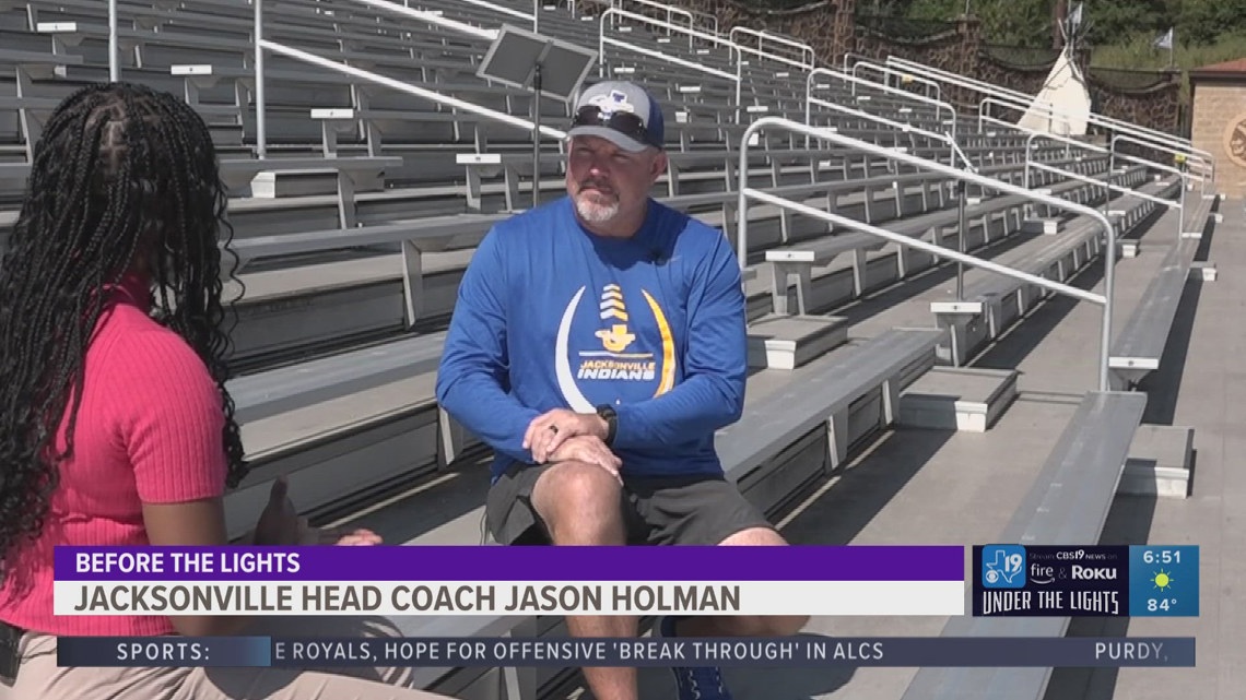Jacksonville Indians' Jason Holman talks coaching at alma mater | cbs19.tv