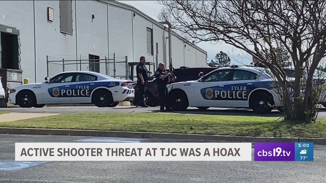 Tyler Junior College had a false active shooter threat Thursday | cbs19.tv