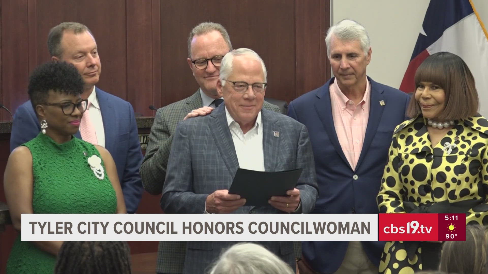 Tyler honors Councilwoman Dr. Shirley McKellar, swears in ...