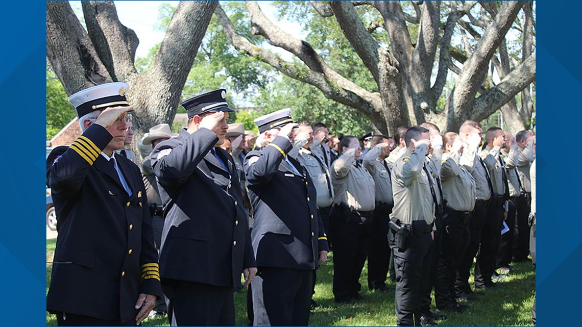 Panola County honors fallen police officers, swears-in sheriff | cbs19.tv