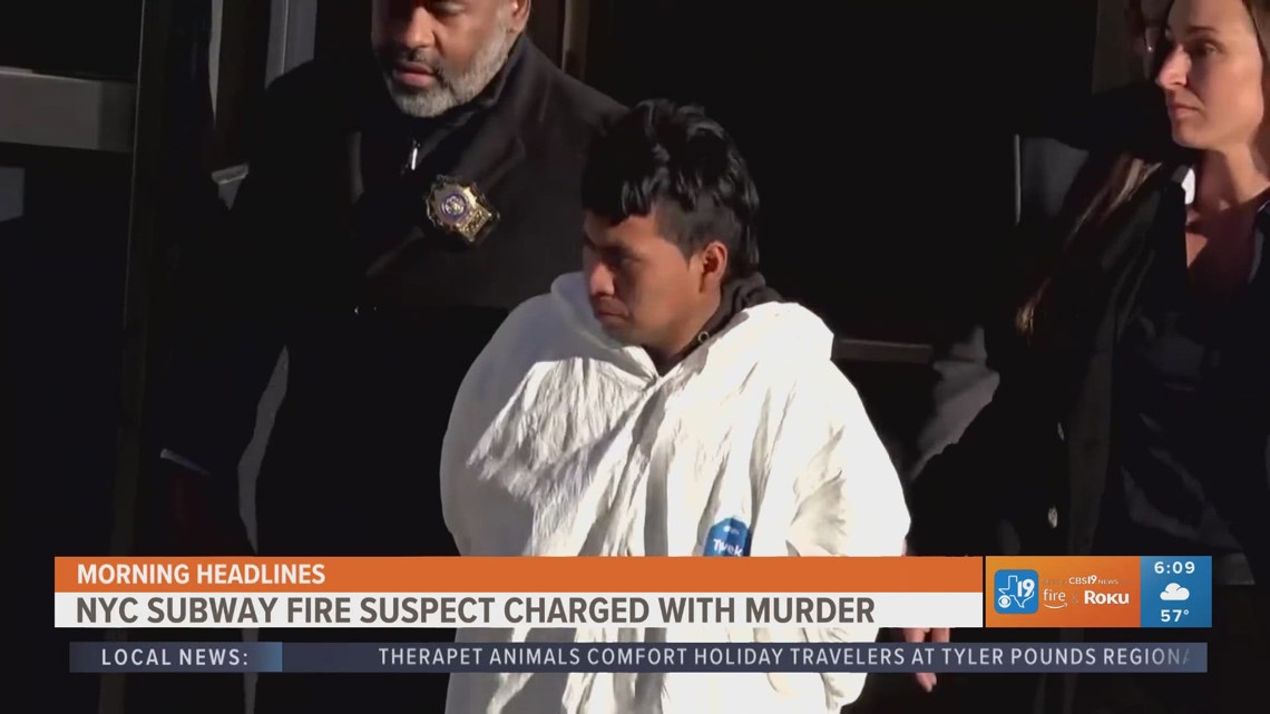 New York City fatal subway fire suspect charged with murder | cbs19.tv