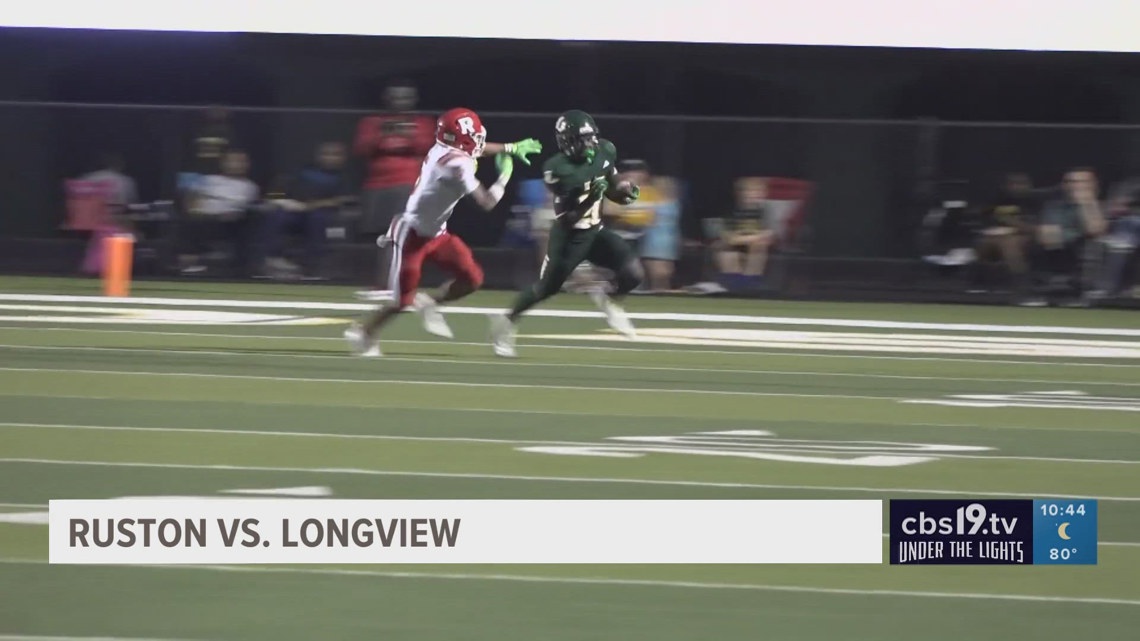 UNDER THE LIGHTS: Ruston beats Longview 21-10 | cbs19.tv