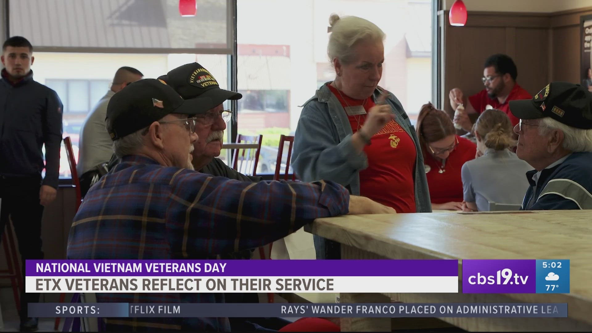 Vietnam War veterans come together for fellowship, breakfast | cbs19.tv