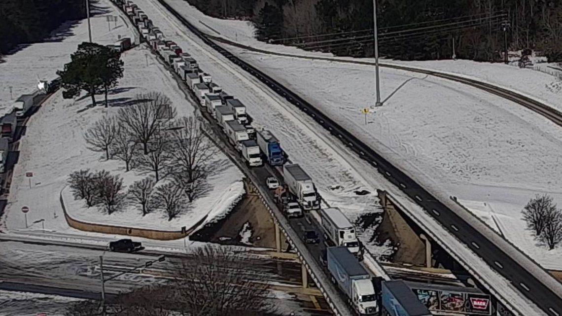 I-20 traffic now moving after 12-hour standstill | cbs19.tv