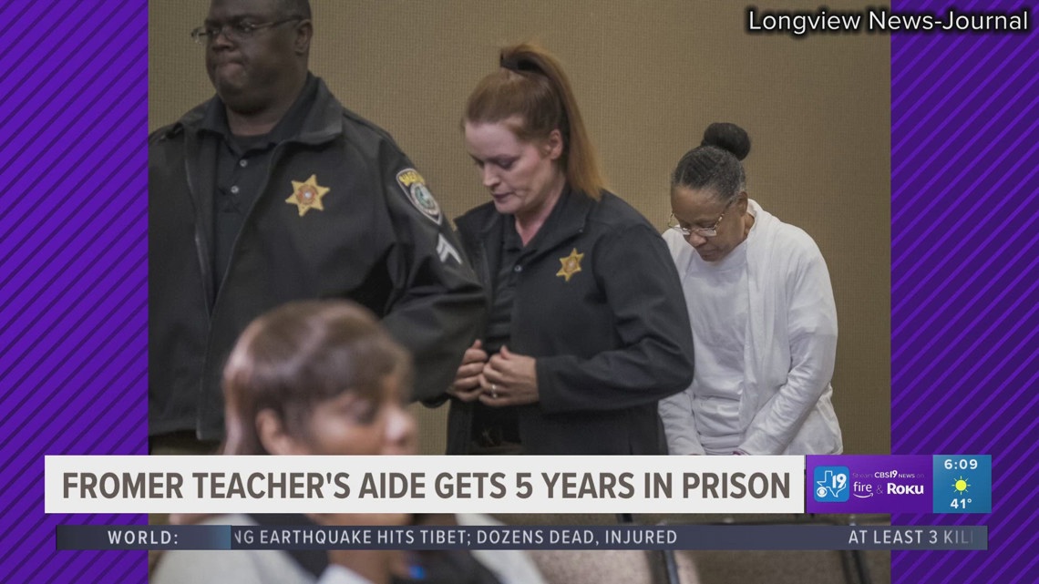 Former teacher's aide gets 5 years in prison | cbs19.tv