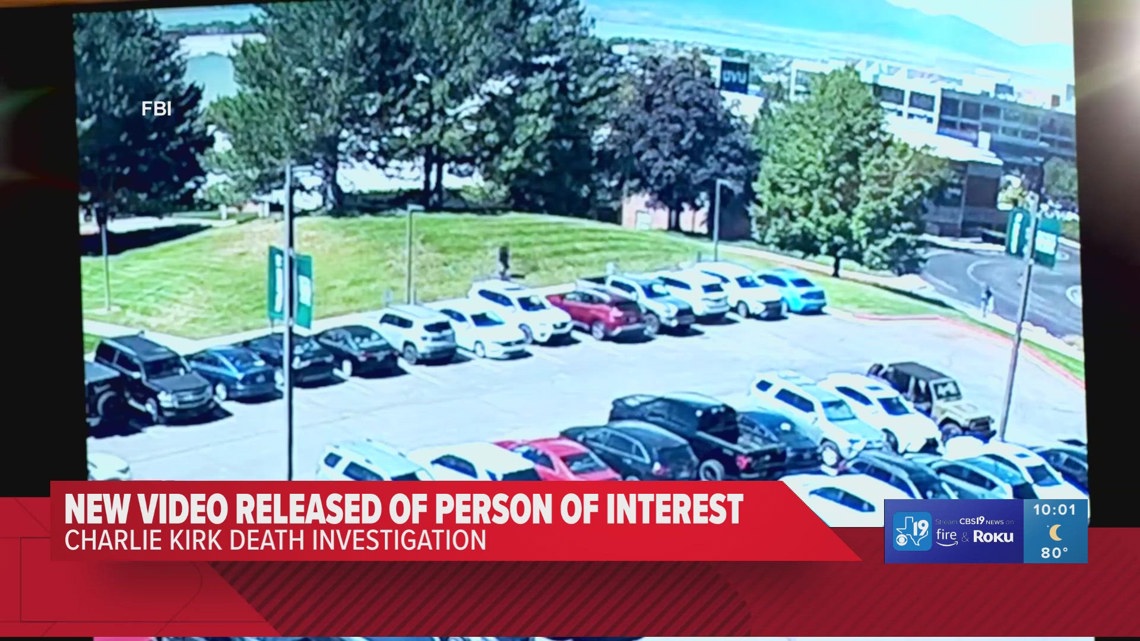 New video released of person of interest in murder of Charlie Kirk | cbs19.tv