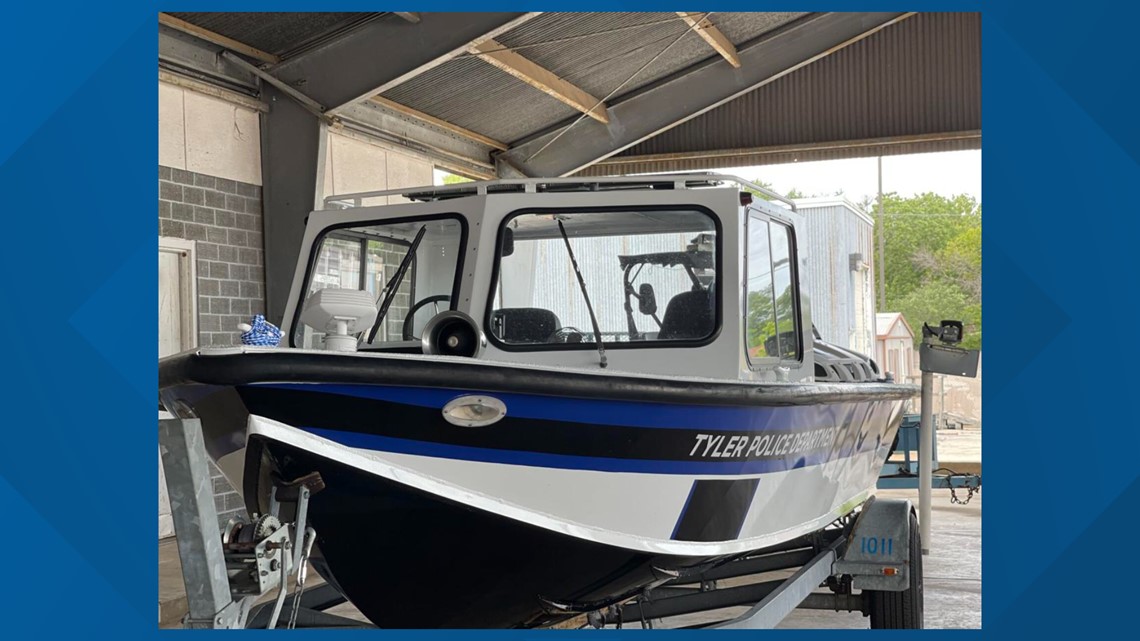 Tyler Police Department receives boat to monitor Lake Tyler on weekends ...