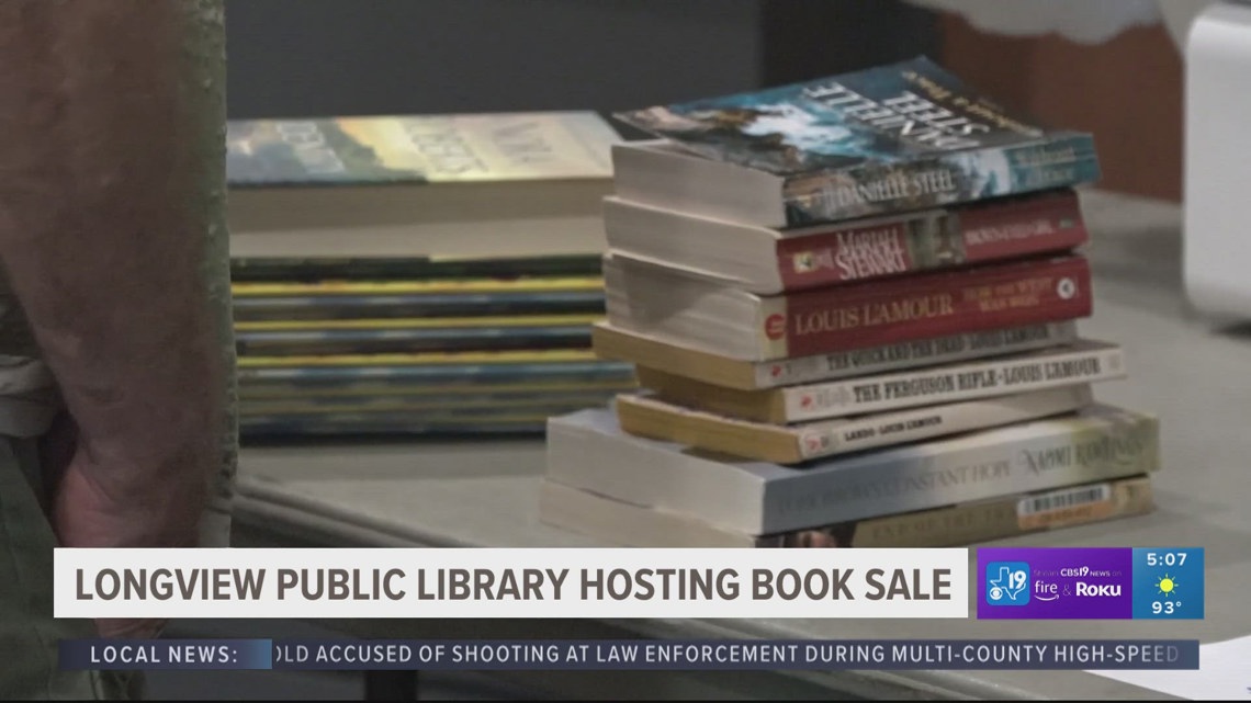 Longview Public Library hosts book sale for fundraiser | cbs19.tv