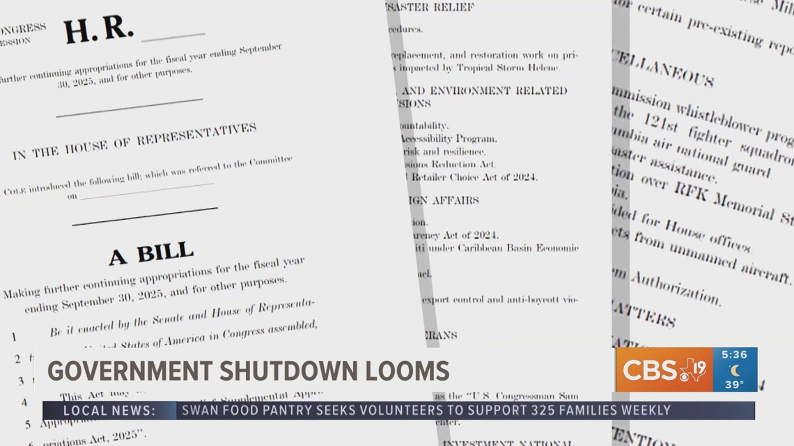 Bi-partisan bill to avoid government shutdown falls apart after House ...