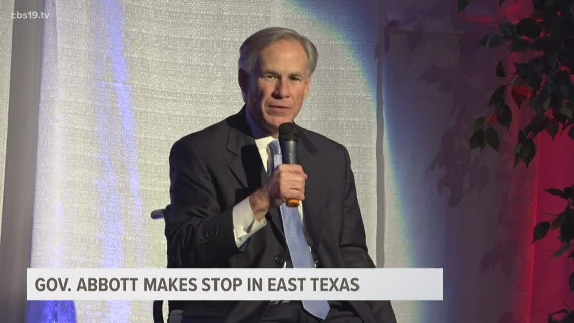 Gov. Greg Abbott serves as keynote speaker at Upshur County Republican ...
