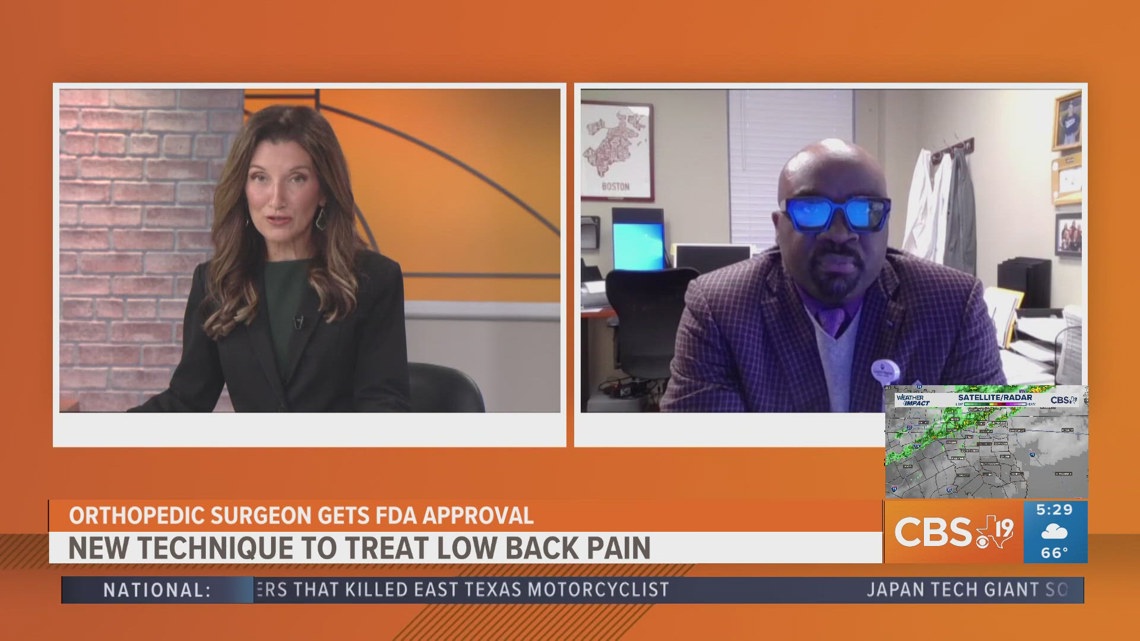 East Texas doctor gets FDA approval for new back pain procedure | cbs19.tv