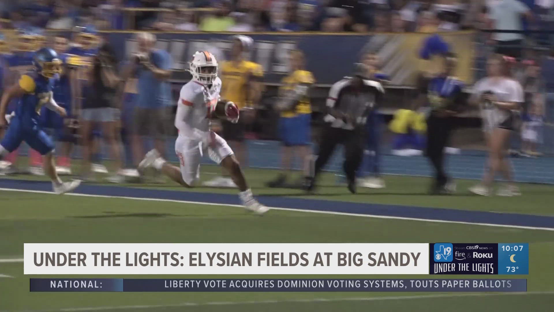 UNDER THE LIGHTS: Elysian Fields Yellow Jackets vs. Big Sandy Wildcats | cbs19.tv