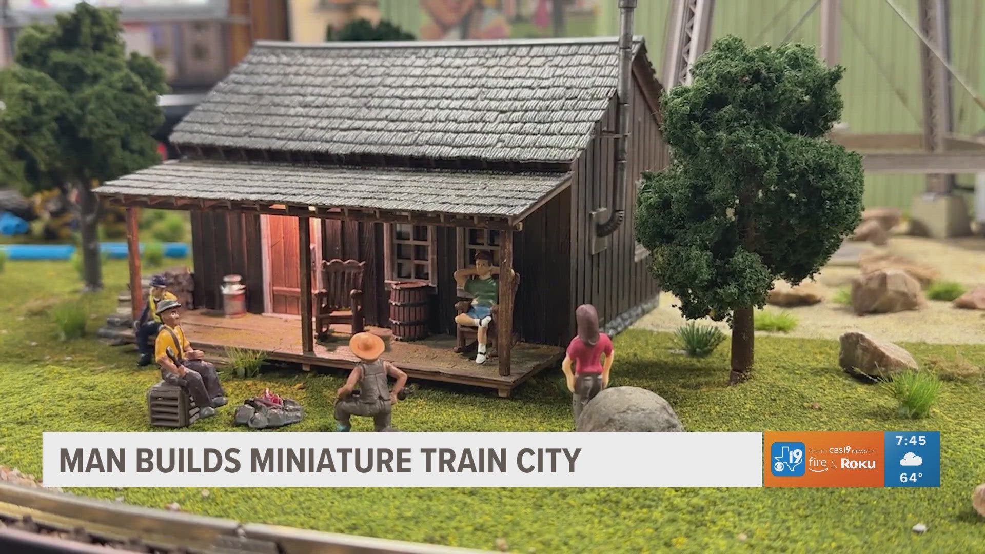 Man builds miniature train city | cbs19.tv