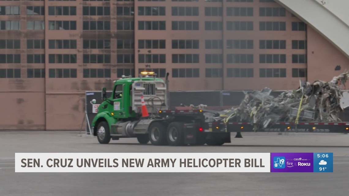 Sen. Ted Cruz unveils new Army helicopter bill | cbs19.tv