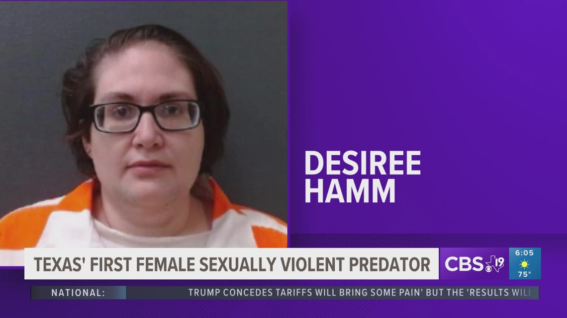 Texas designates the state's first female 'sexually violent predator ...