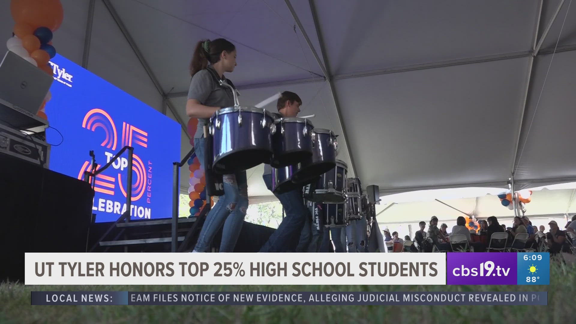 UT Tyler hosts celebration for top 25% of high school students | cbs19.tv
