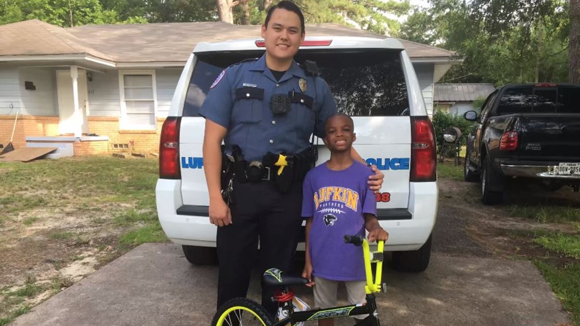 ABOVE AND BEYOND: Lufkin police officer helps replace 8-year-old's ...