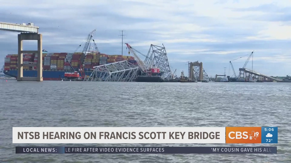 NTSB to hold hearing on Francis Scott Key bridge collapse | cbs19.tv
